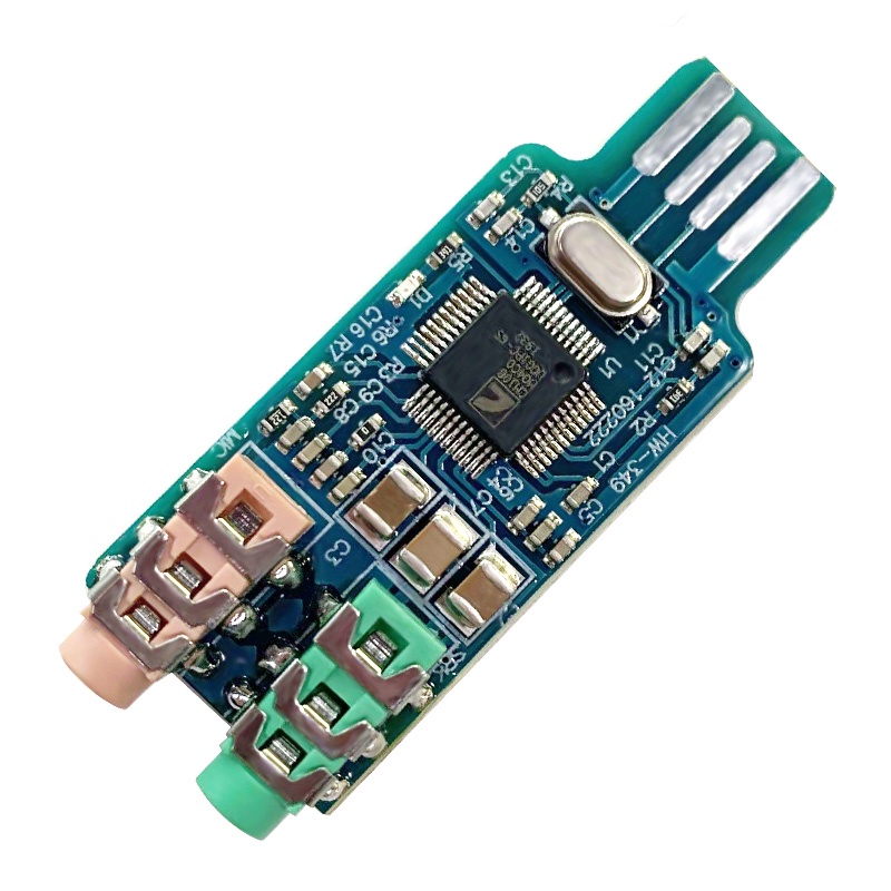 Bảng Mạch Chip Âm Thanh USB CM108 Kèm Mic Giắc Cắm 3.5mm Dành Cho Máy Tính Laptop | Shopee Việt Nam