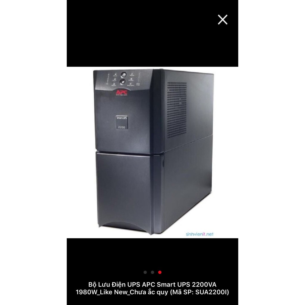 Bộ lưu điện UPS APC Smart 2000W Sin chuẩn mô tơ cửa cuốn | Shopee Việt Nam