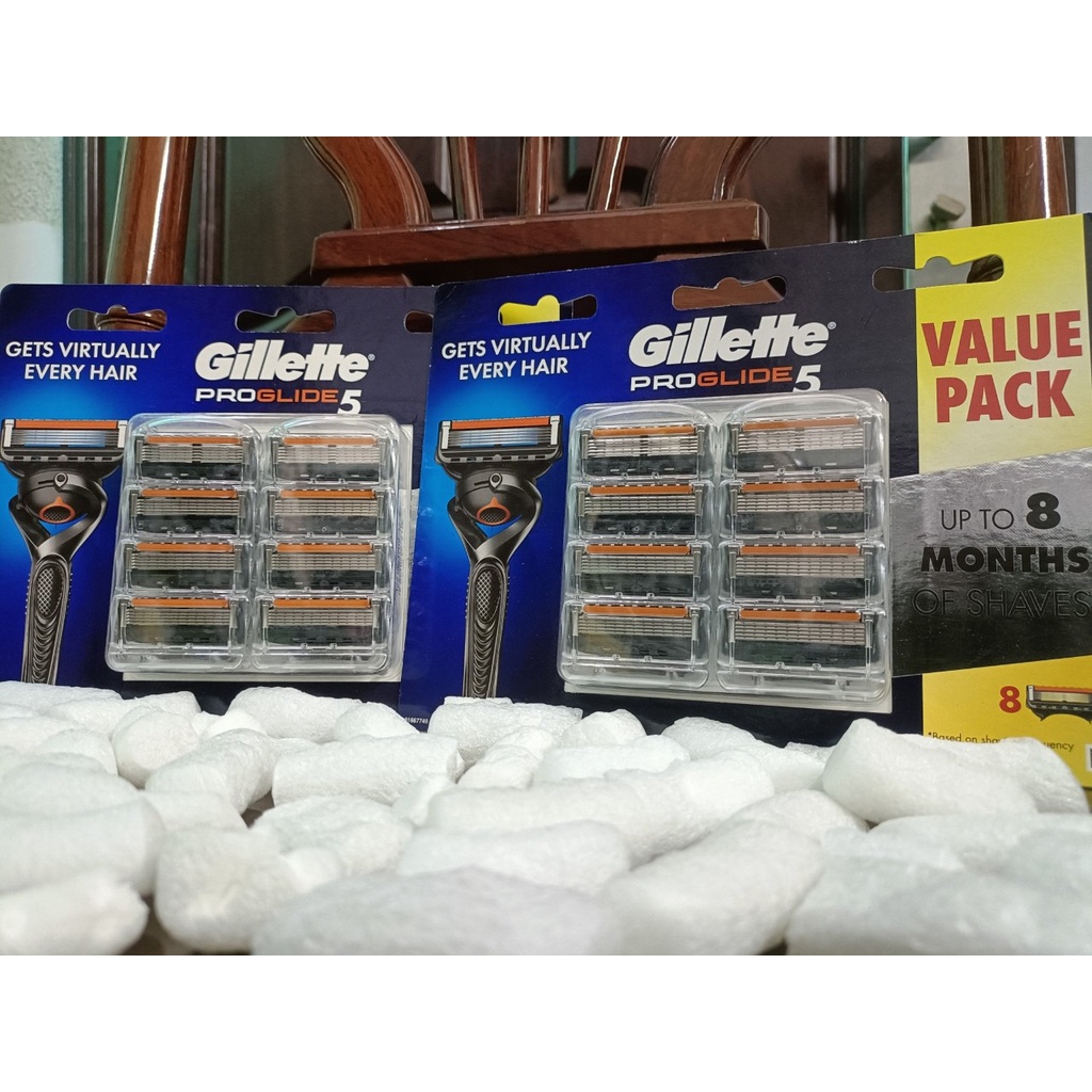 Hộp 8 lưỡi dao cạo râu Gillette Fusion 5 /Pro Gilde | Shopee Việt Nam
