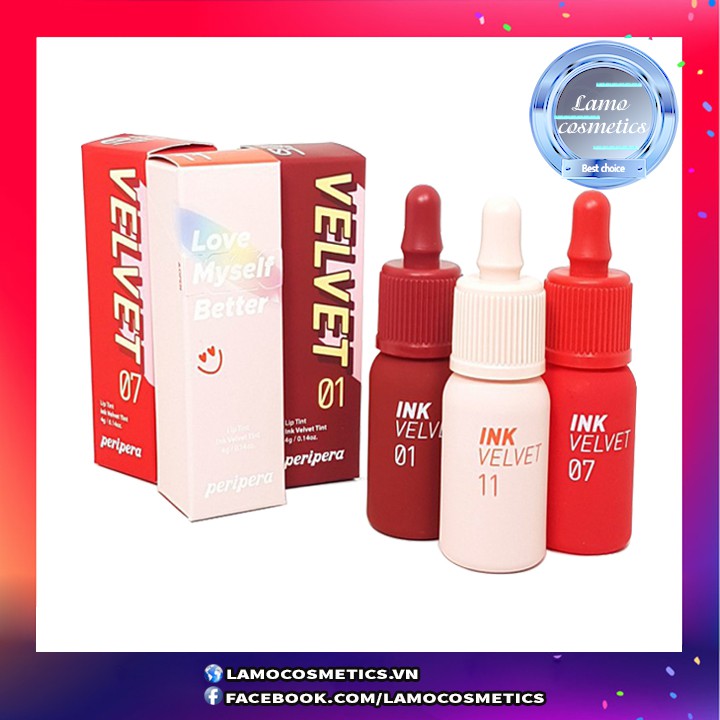 [MẪU MỚI NHẤT] Son Peripera Peri's Ink Velvet | Shopee Việt Nam