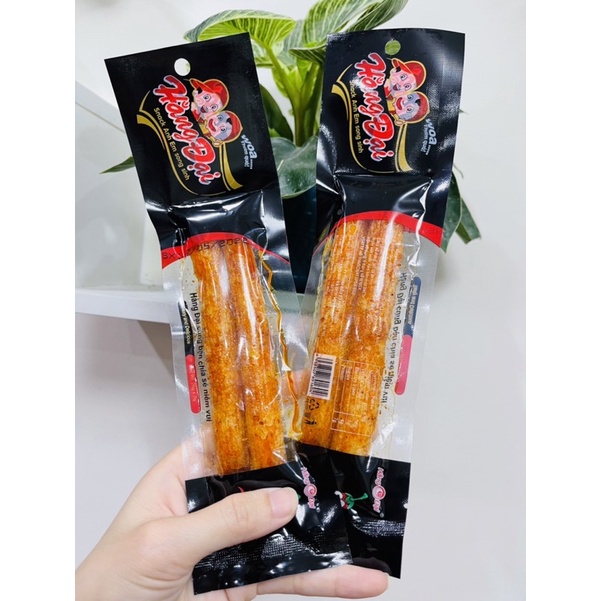 COMBO 10 GÓI Bim bim snack anh em song sinh Hằng Đại 26g, bim bim cay ...