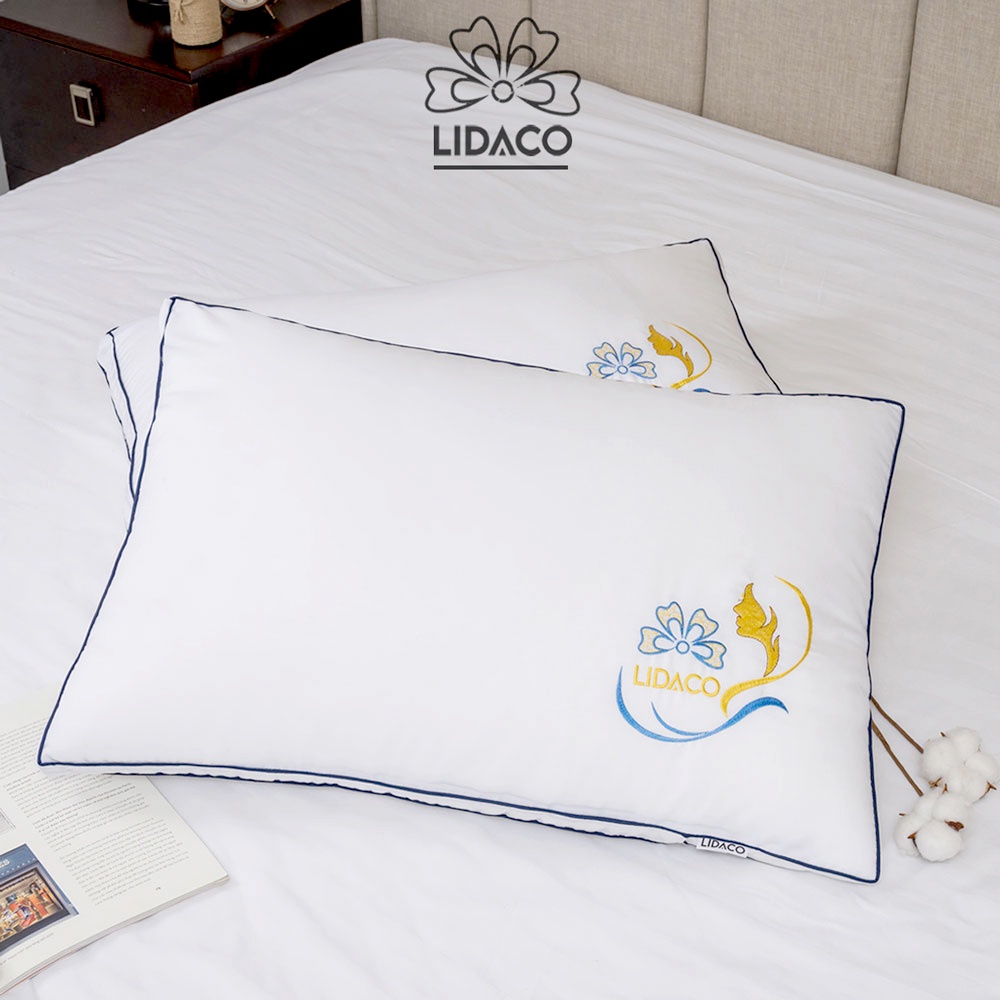 Ruột Gối lông vũ LIDACO bông microfiber cao cấp vải cotton 100% tiêu ...