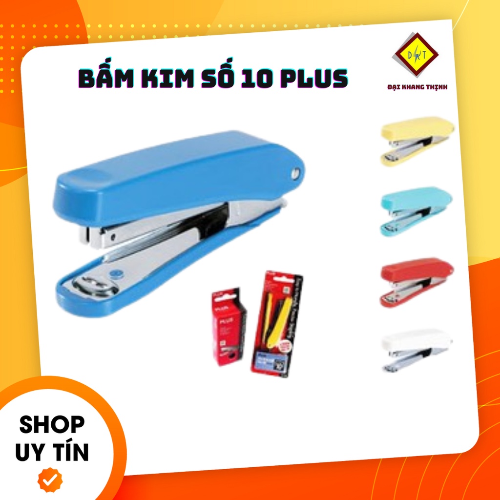 Bấm kim số 10 Plus máy dập ghim đồ đóng gim giấy dùng kim số 10 plus ...