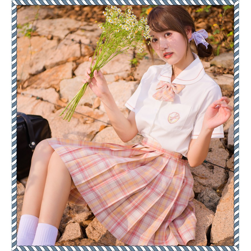 [Sẵn] [Chính hãng] [Encore] Chân váy đồng phục Seifuku/JK - Hỏa Xích Trà | Shopee Việt Nam