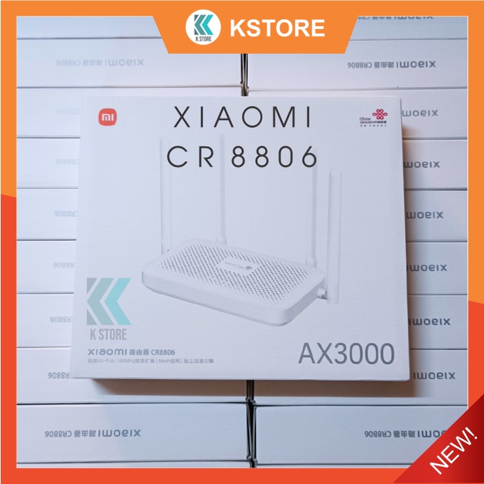 Bộ phát wifi router wifi Xiaomi AX3000 CR8806 CR8808 160Mhz chuẩn WIFI 6 AX300 Mesh Lan Gigabit ...