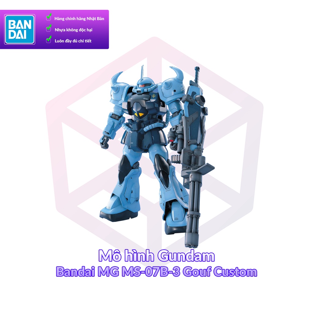 Mô hình Gundam Bandai MG MS-07B-3 Gouf Custom 1/100 The 08th MS Team [GDB] [BMG] | Shopee Việt Nam