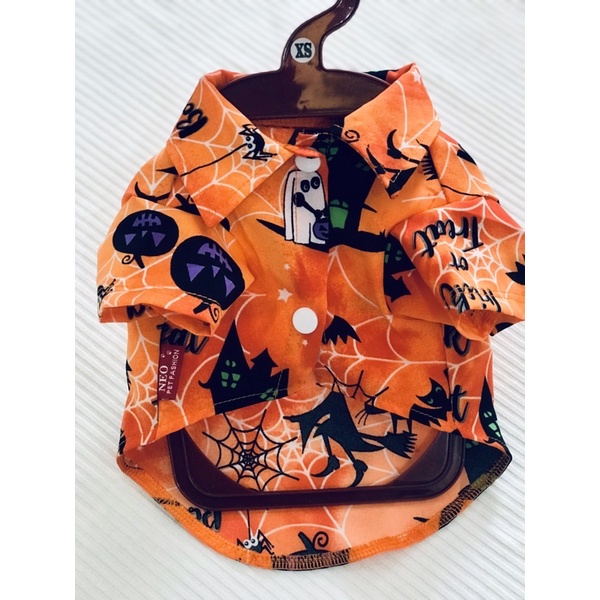 Áo sơ mi hoạ tiết Halloween thời trang dành cho thú cưng, Đầm Halloween ...