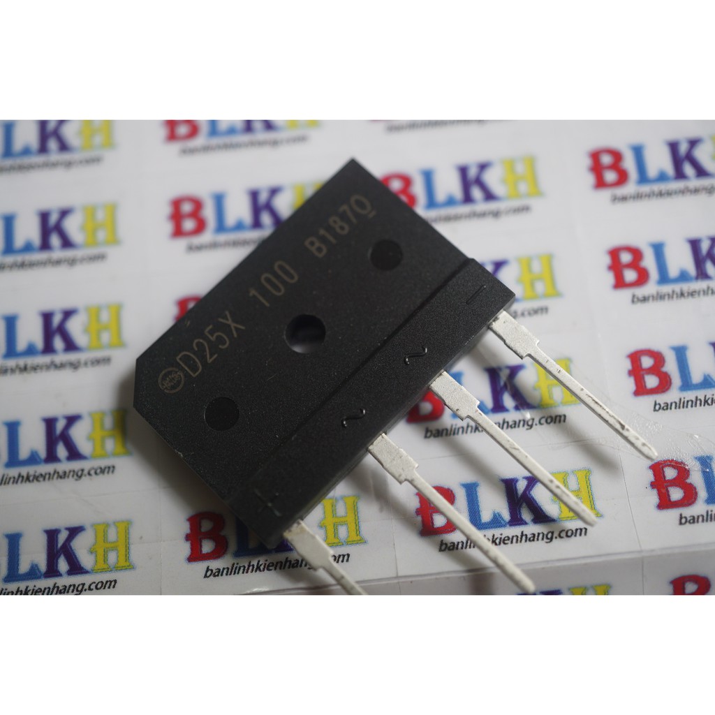 IC chỉnh lưu cầu-diode cầu D25XB100 D25X100 25A 1000V SIP-4 chính hãng ...