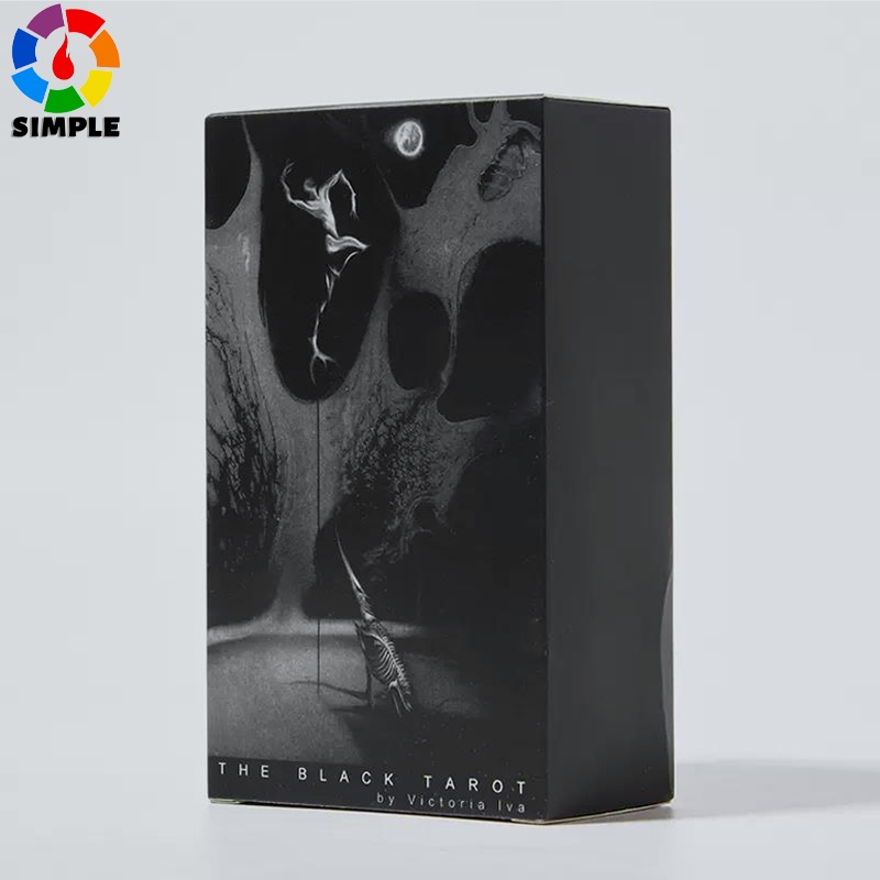 Black Tarot Deck Divination Fate Fortune Telling Card Shopee Việt Nam