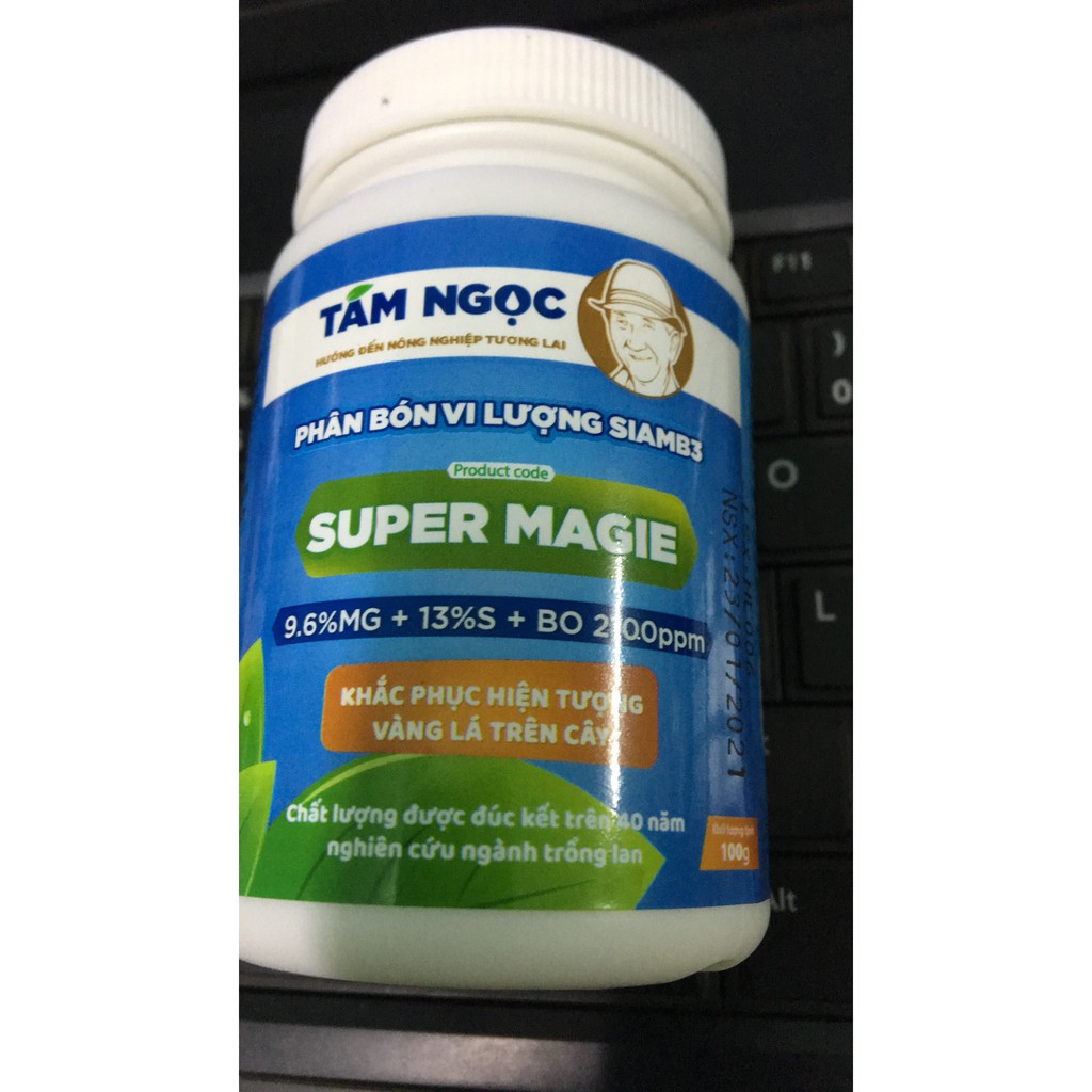 Phân bón Super Magie Nitrat - Super Magnisal TÁM NGỌC lọ 100g | Shopee ...