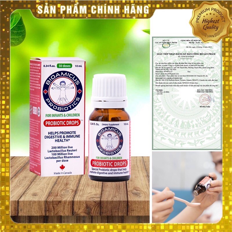 [ Chính hãng ] Biomicus Probiotic Drop Men vi sinh 2 chủng | Shopee ...