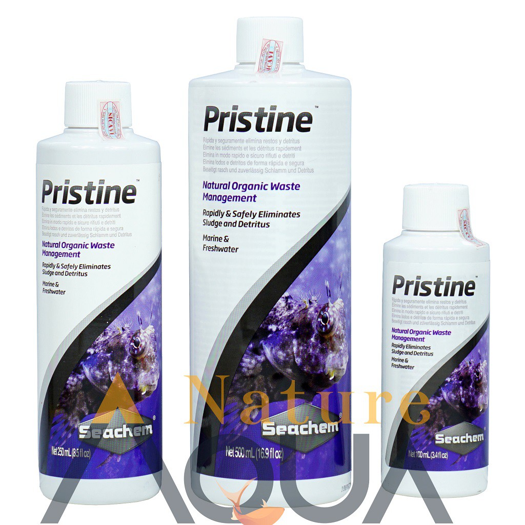 SEACHEM PRISTINE - VI SINH XỬ LÍ HỮU CƠ chai 100ml/250ml/500ml | Shopee Việt Nam