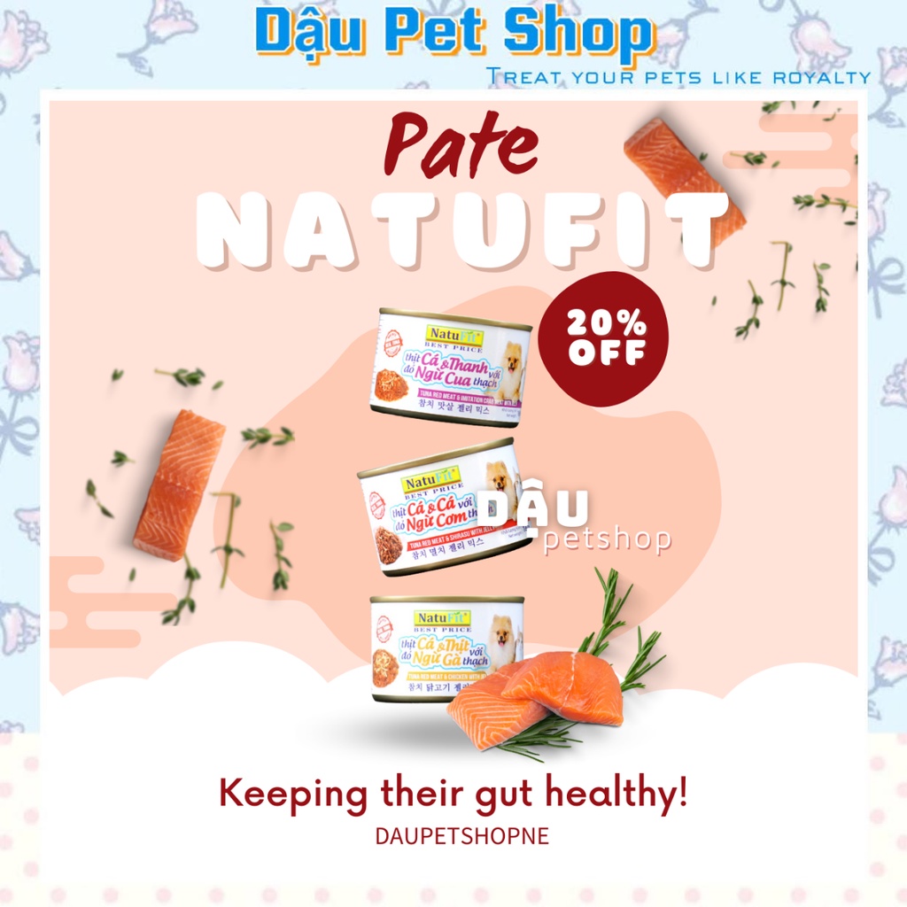Pate xuất nhật Natufit cho chó mèo 160g | Shopee Việt Nam