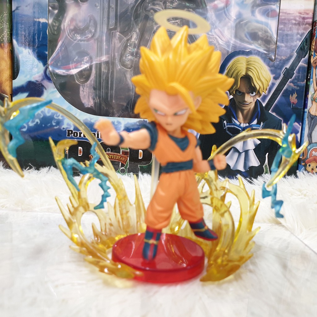 Mô hình Dragon Ball Songoku SSJ3 Chibi 8cm | Shopee Việt Nam