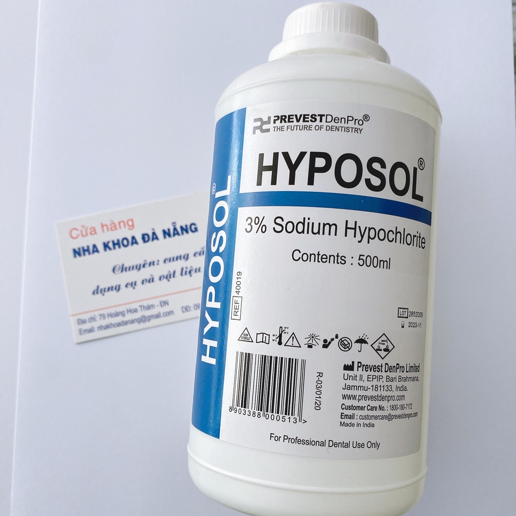 Dung dịch bơm rửa tủy Hyposol 500ml - Dùng trong Nha Khoa | Shopee Việt Nam