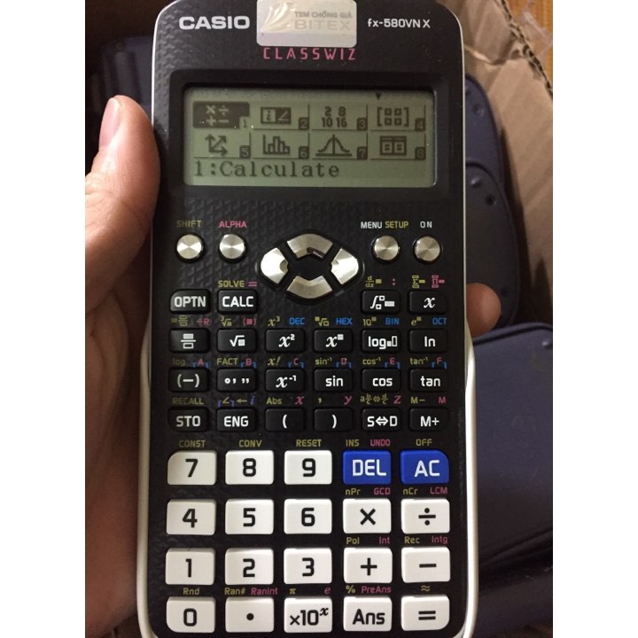 Máy tính CASIO 580VNX CŨ (độ mới 85-99%) | CASIO 580VNX CŨ CHÍNH HÃNG ...