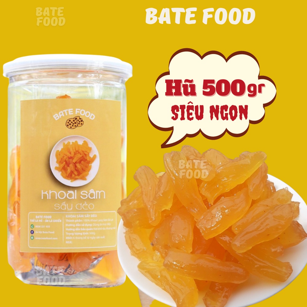 Mứt Khoai Lang Sâm Sấy Dẻo Đà Lạt 500gr I Ăn Vặt Bate Food | Shopee ...