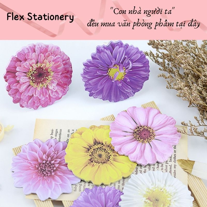 SET 25 MIẾNG STICKER HOA 3D, GIẤY DÁN TRANG TRÍ HÌNH HOA XINH XẮN, DIY ...
