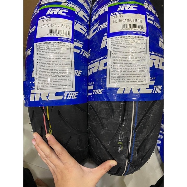 Lốp IRC Honda Forza300 Hiệu IRC Trước 120/70-15 Sau 140/70-14 | Shopee ...