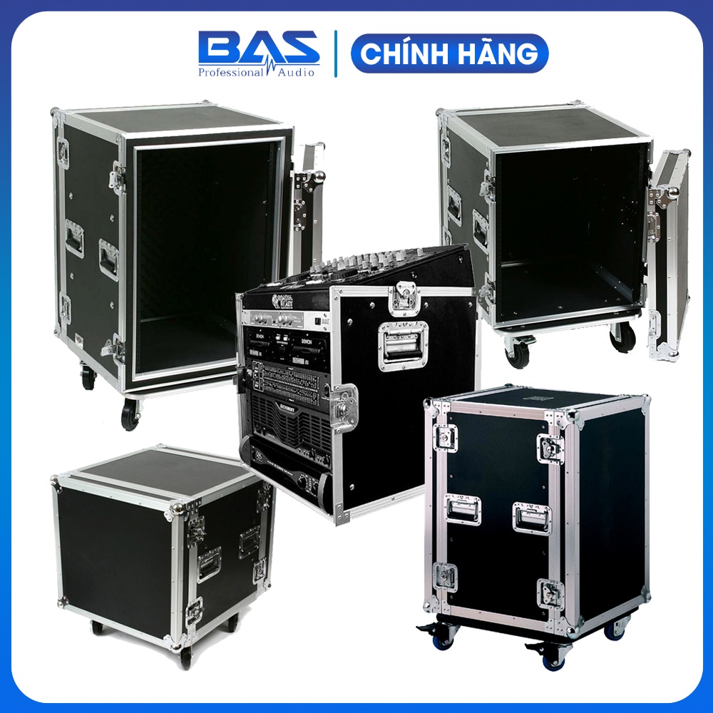 Tủ thiết bị âm thanh 8U, 10U, 12U, 16U chất liệu gỗ, phù hợp với mọi ...