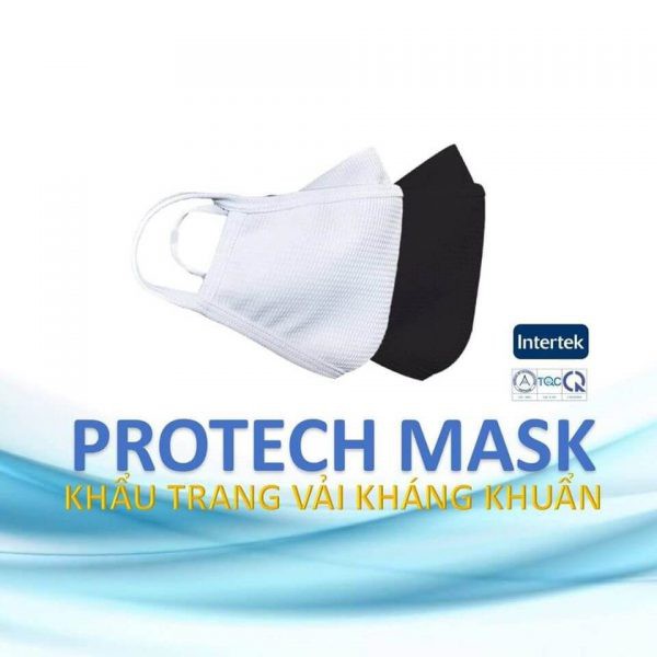 [RẺ VÔ ĐỊCH] 5 Khẩu trang vải kháng khuẩn Protech Mask (Hàng chính hãng ...