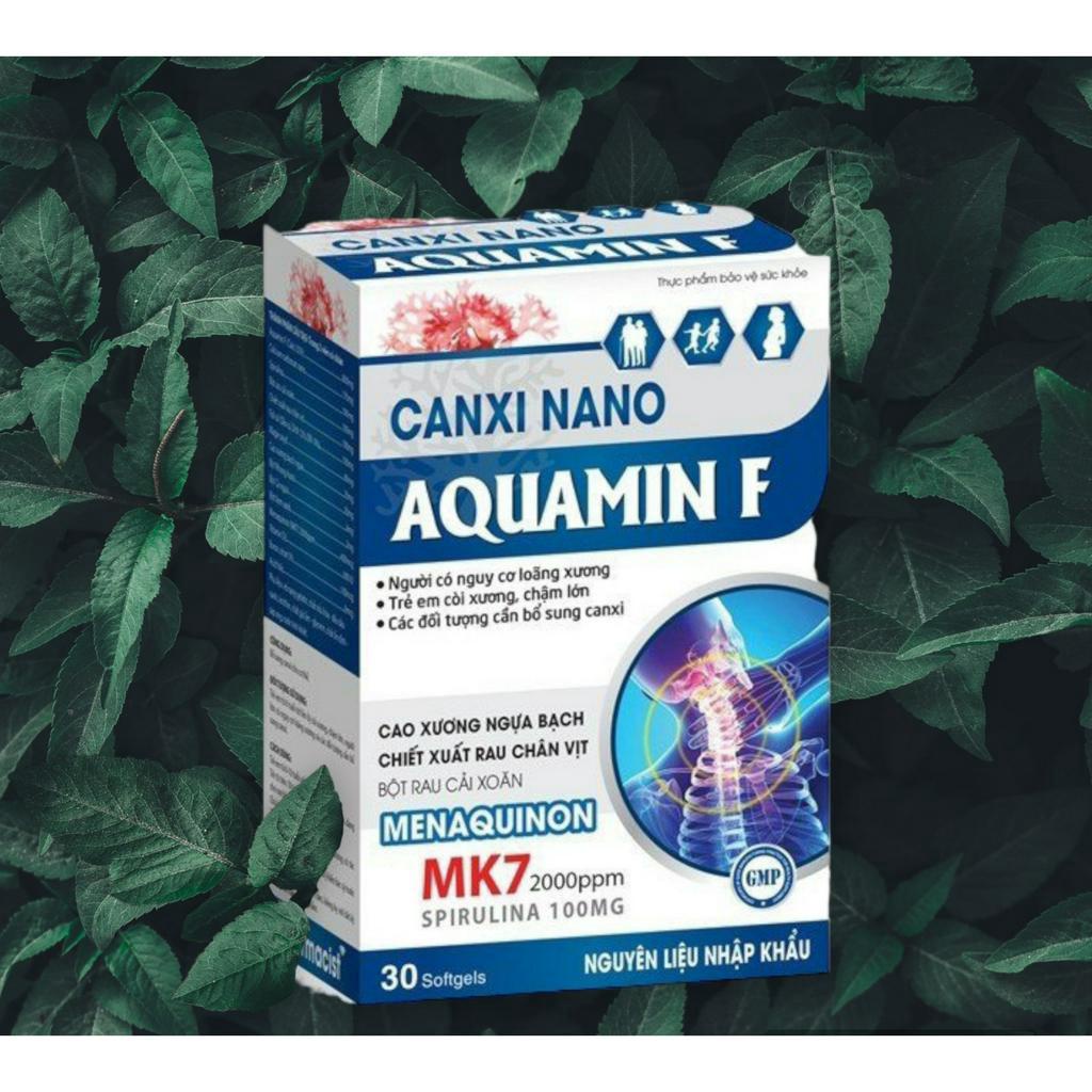 Viên uống canxi nano Aquamin F cho người loãng xương , trẻ em còi xương, chậm lớn , giúp bổ sung ...