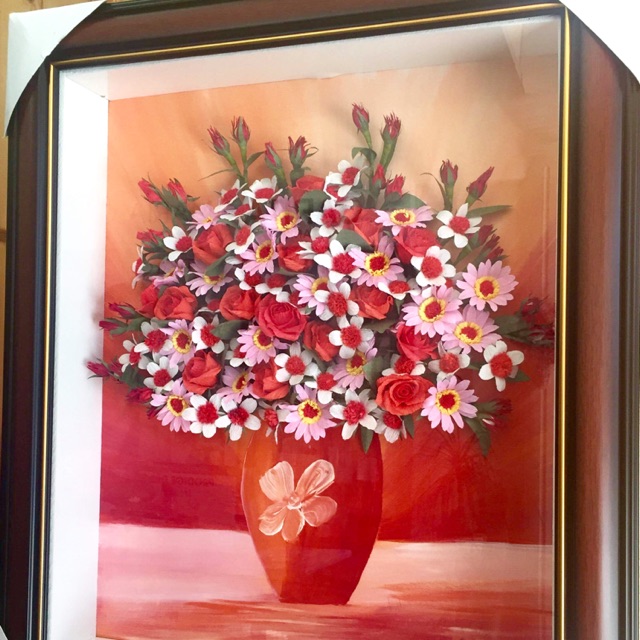 Tranh hoa handmade Myan | Shopee Việt Nam