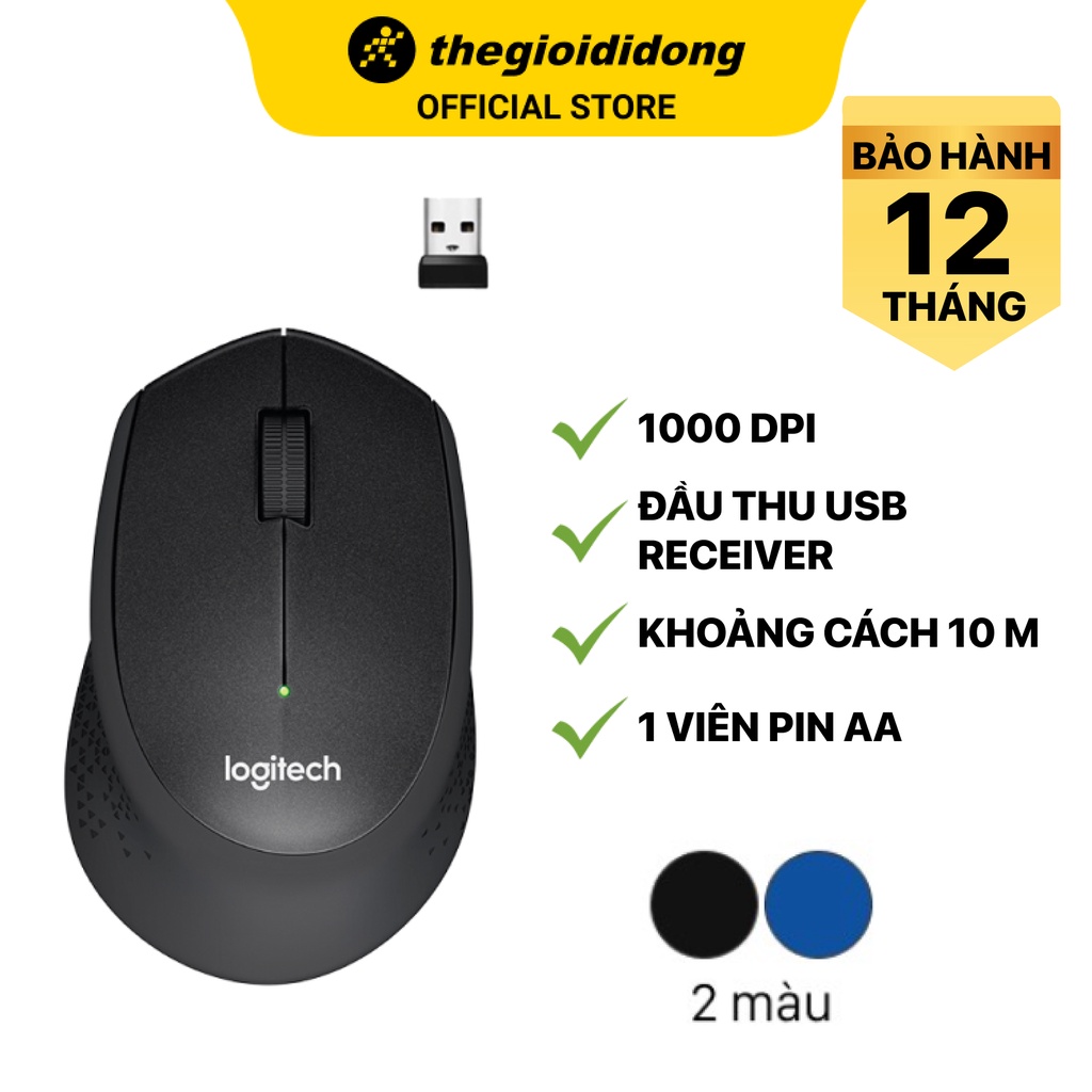Chuột Không Dây Silent Logitech M331 1000 DPI - Hàng chính hãng - BH 12 ...