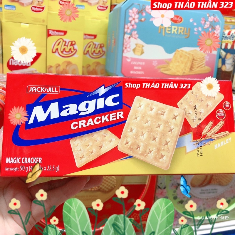 Bánh Quy Magic Crackers Giòn Vị Lúa Mạch Canxi Chất Xơ | Shopee Việt Nam