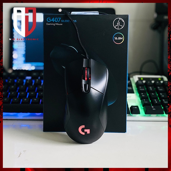 Chuột máy tính pc mouse logitech g407 gaming có dây đèn led chuyên game ...