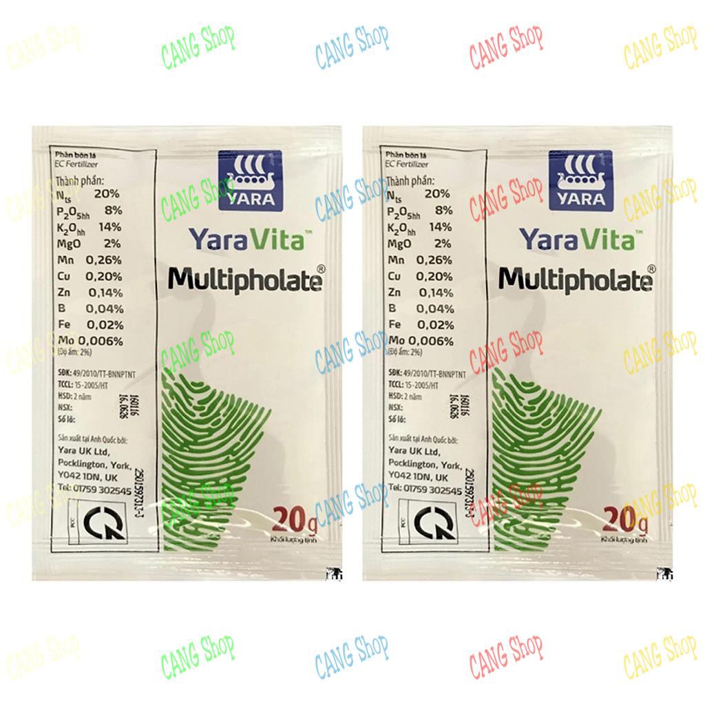 BỘ 2 GÓI PHÂN BÓN LÁ TĂNG KHẢ NĂNG SINH TRƯỞNG MULTIPHOLATE HOPTRI ...