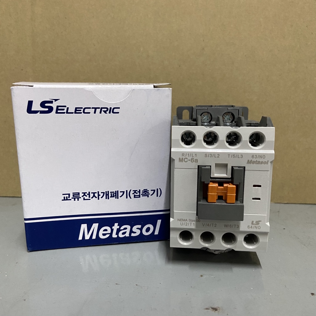 Khởi Động Từ Contactor LS chính hãng MC-6a 3P 6A Coil 220VAC | Shopee ...