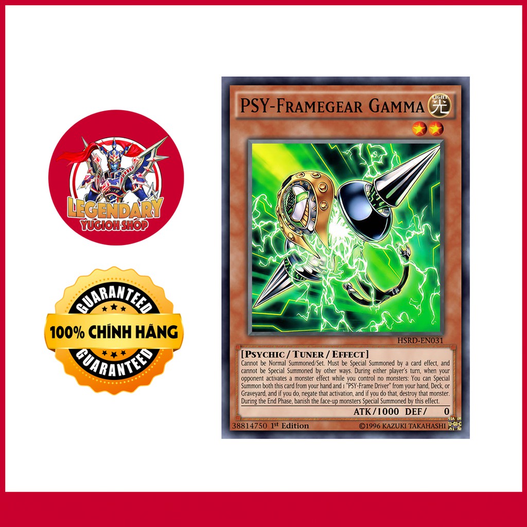 [Thẻ Bài Yugioh Chính Hãng] PSY-Framegear Gamma | Shopee Việt Nam