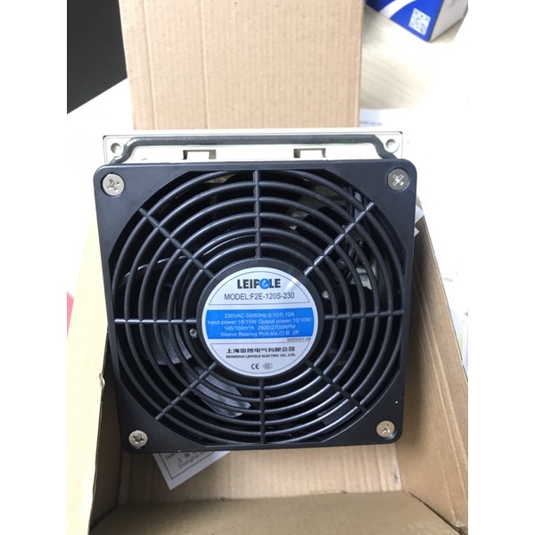 (Leipole) Quạt làm mát tủ điện Leipole FKL 6622.230 (kèm tấm lọc bụi) Kích thước lỗ khoét: 124 x ...