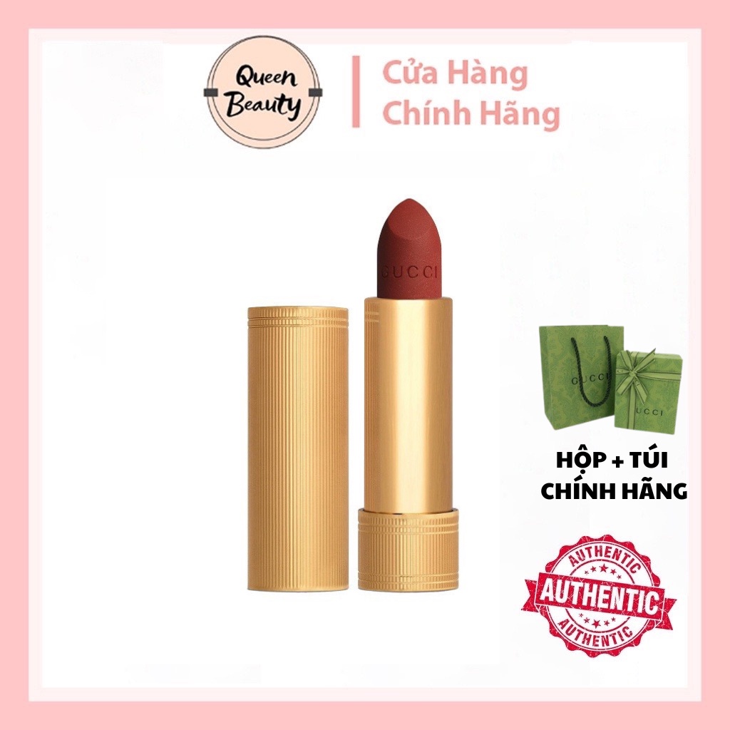[Son Gucci Chính Hãng] Son Gucci Matte Màu 505 + Màu 500 + Màu 208 ...
