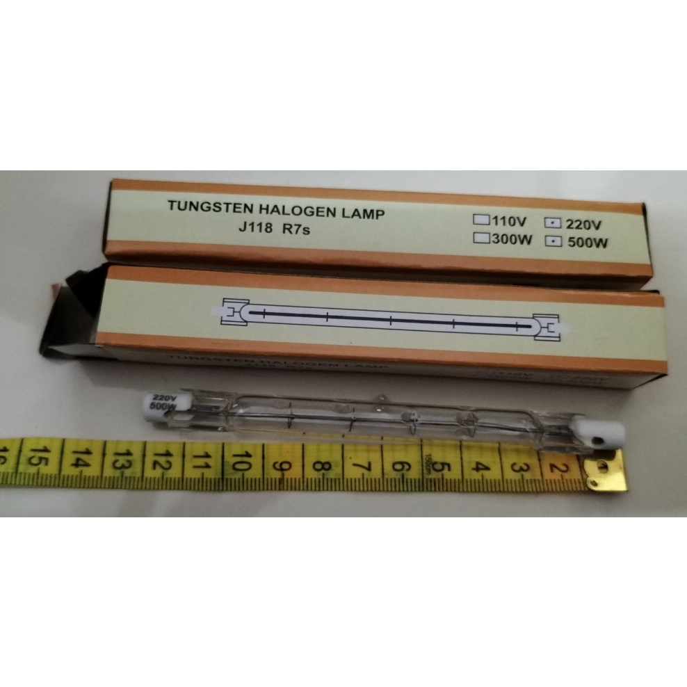 Bóng đèn Halogen cao áp R7S (bóng đũa) 110V/220V 500W/1000W - Tungsten ...