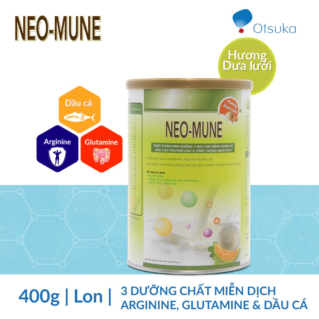 Neo-Mune, Thực phẩm Dinh Dưỡng Y Học - Hương Dưa Lưới | Shopee Việt Nam