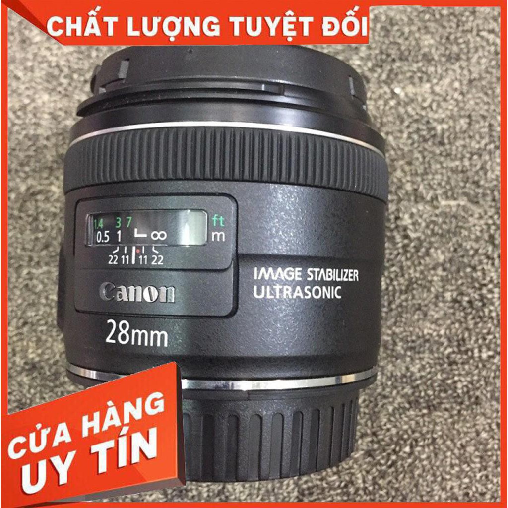 Ống kính Canon EF 28f2.8 is USM, lens rất đẹp | Shopee Việt Nam