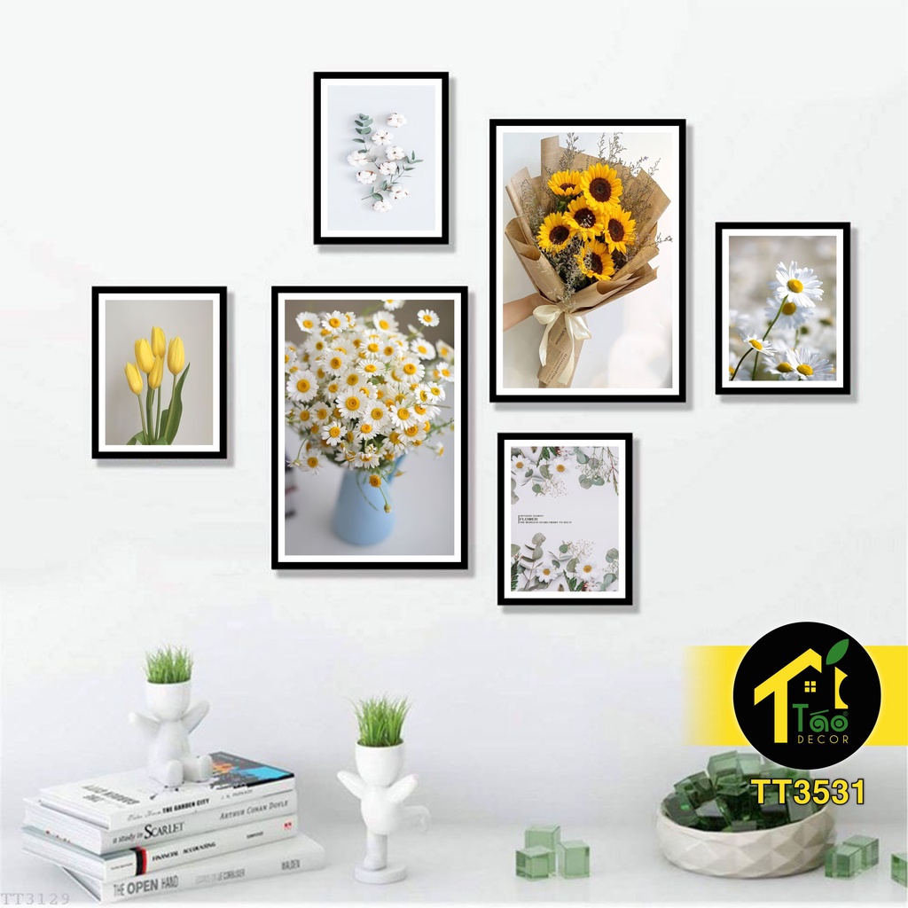 50 Set tranh treo tường cute, tranh dán tường hiện đại trang trí phòng ...