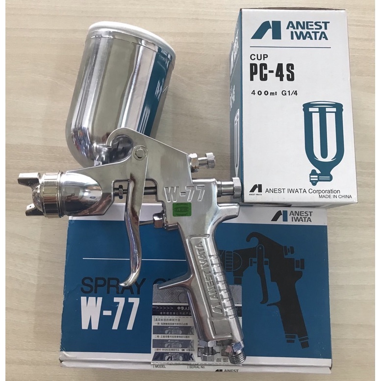 SÚNG PHUN SƠM PHUN KEO ĐẶC PHUN TẠO HẠT W77 béc 3.0mm | Shopee Việt Nam