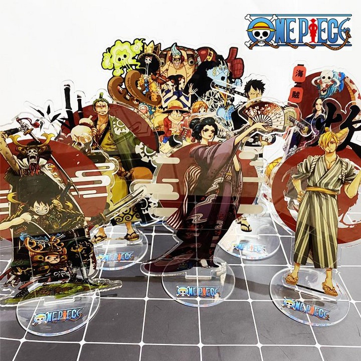 Standee One piece ver Wano quốc Luffy Law Zoro Sanji Law Mô hình trưng ...