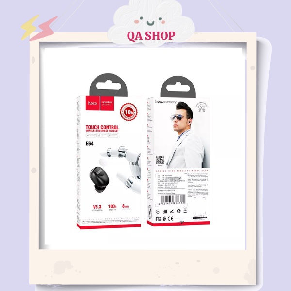 Tai Nghe Bluetooth Hoco E64 Mini Siêu Nhỏ Gọn - Âm hay, Mic to rõ | Shopee Việt Nam