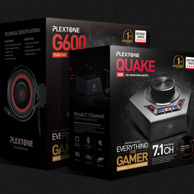 Tai nghe Plextone G600 âm thanh vòm 7.1 và DAC Quake GS3 cao cấp ...