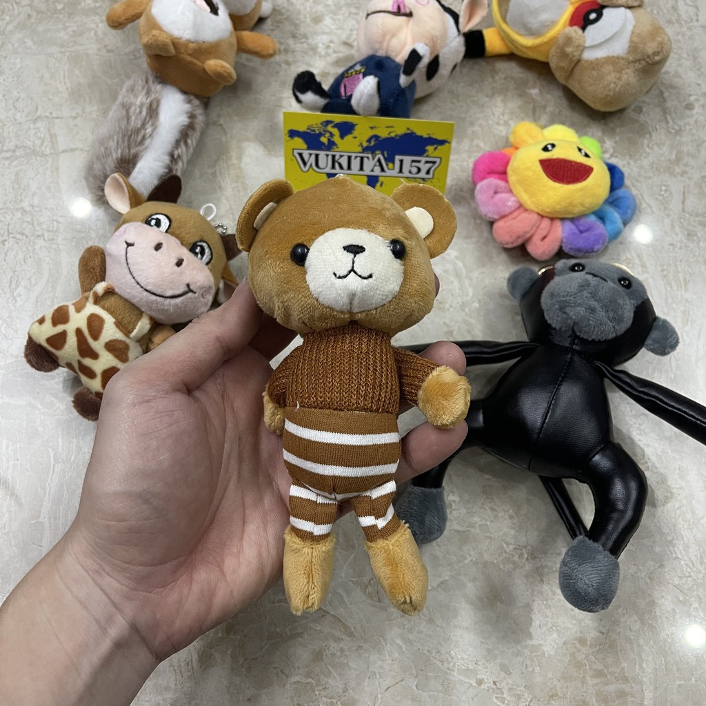 Gấu bông thú bông dành cho để và treo balo Colkids banawa tibi clownz ...