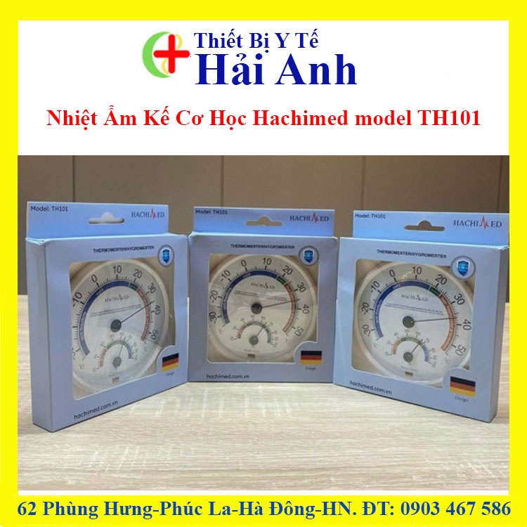 Nhiệt Ẩm Kế Cơ Học HACHIMED model TH101 | Shopee Việt Nam