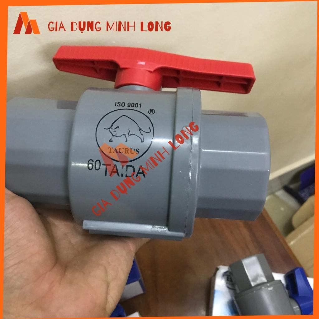 Van nhựa, van khóa nước Bình Minh PVC phi 21,27,34,42,49,60- Hàng chính ...