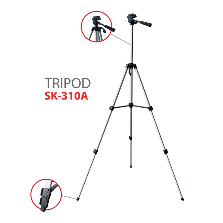 Chân máy ảnh, máy quay Tripod SK-310 | Shopee Việt Nam