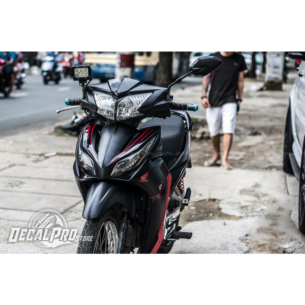 [Tem đẹp xịn] - Tem xe Wave RSX 2012 Black Edition | Shopee Việt Nam