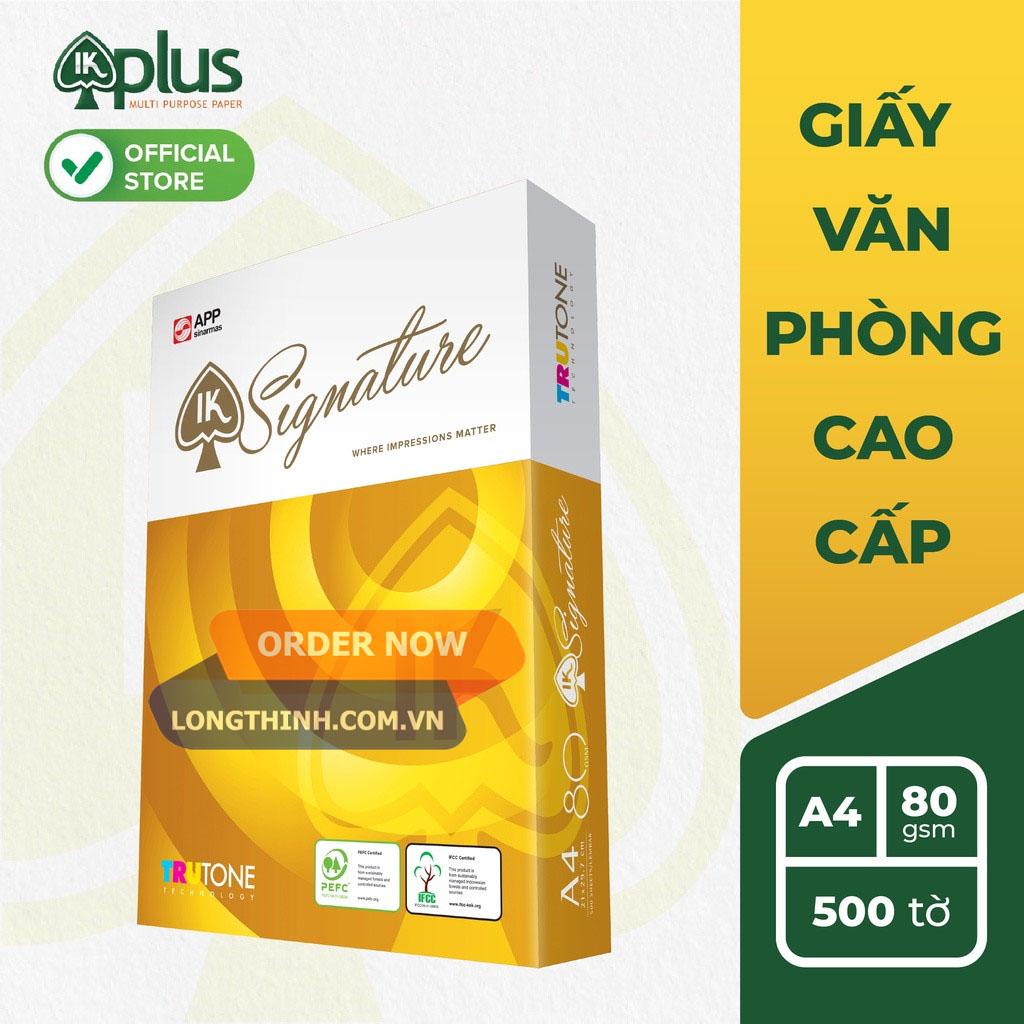 [HCM]Giấy A4 IK Signature 80gsm | Shopee Việt Nam