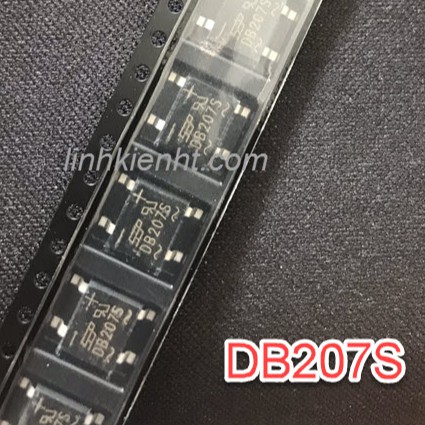 20 con DB207S DB207 Chỉnh lưu cầu - Diode cầu 207 2A 1000V SOP-4 ...